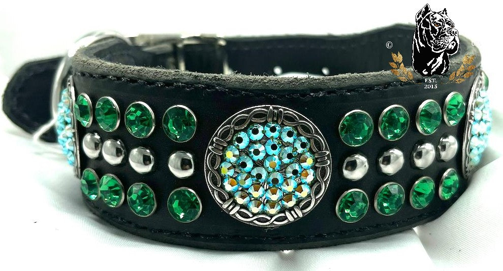 Emerald Dog Collar – El Sueno Espanol
